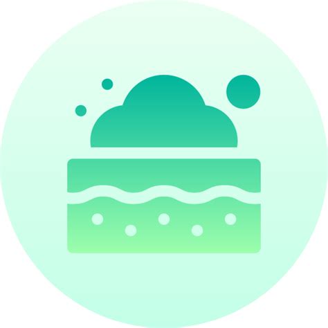 Cleansing Basic Gradient Circular Icon