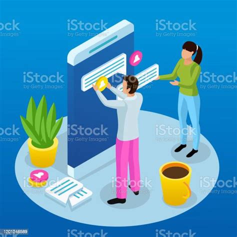 人和介面等軸測背景向量圖形及更多手機應用程式圖片 手機應用程式 發展 等軸測投影 Istock