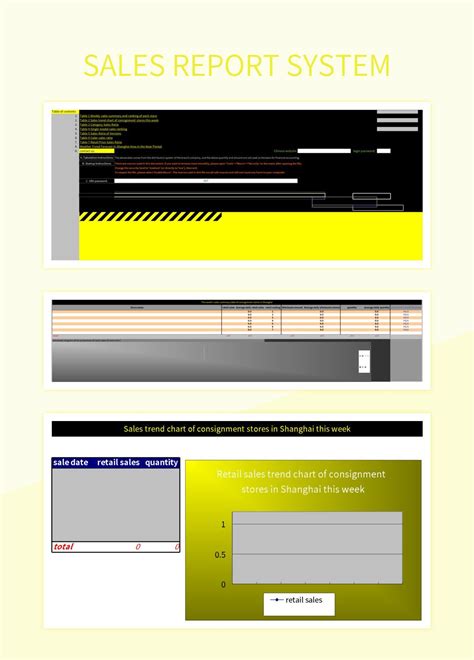 Sales Report System Excel Template And Google Sheets File For Free Download Slidesdocs