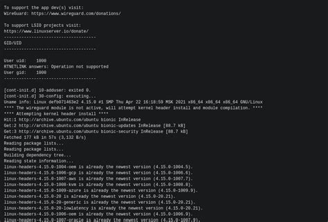 Rtnetlink Answers Operation Not Supported · Issue 11 · Iamstoxe