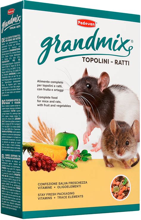Корм для грызунов PADOVAN GRANDMIX TOPOLINI RATTI корм для крыс и мышей ...