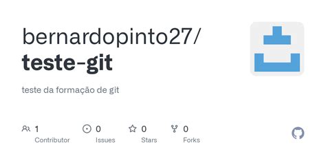 Github Bernardopinto27teste Git Teste Da Formação De Git