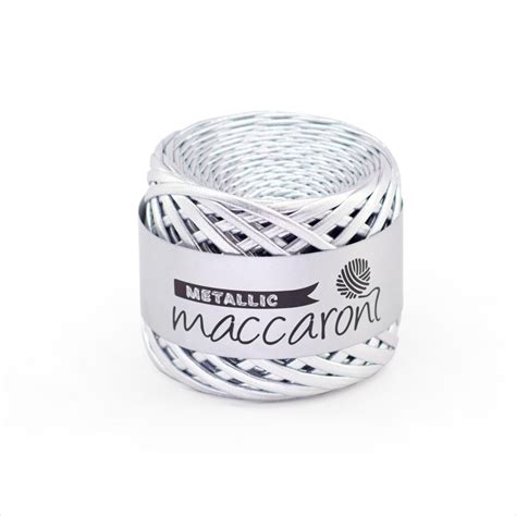 Maccaroni Metalic Macrame Yarn 22 Mm Grandado