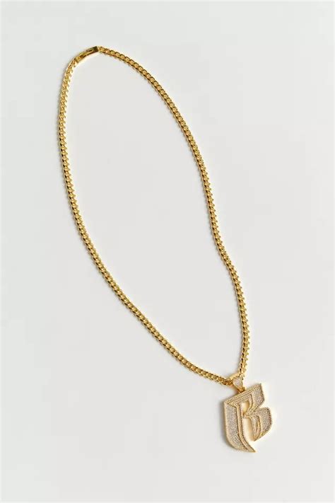 King Ice X Ruff Ryders Pendant Necklace Urban Outfitters