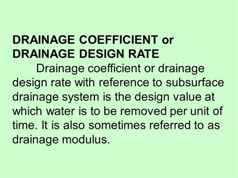 Subsurface Drainage Investigations Ppt Video Online Download