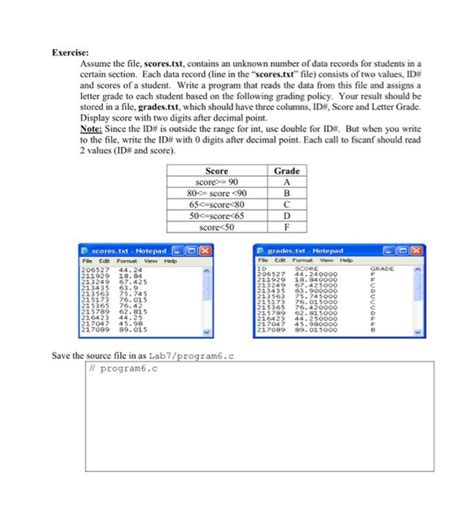 Solved Task 3 Fscanf In While Header Write Compile And Run