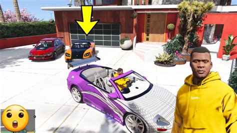 Gta V Franklin Stealing Cars Gta 5 Stealing Cars With Franklin