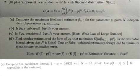 Solved P X K Nk Pk P Nk K N A Compute The Chegg