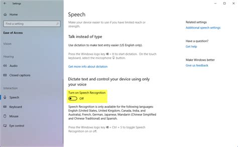 How To Disable Speech Recognition In Windows 11 10