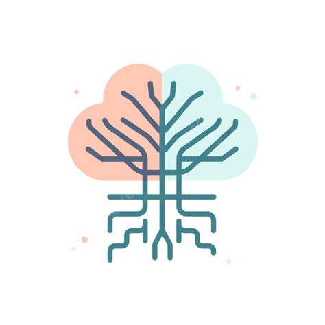 An Icon Representing The Concept Tree Vector A Lineal Icon Depicting Tree Roots On White
