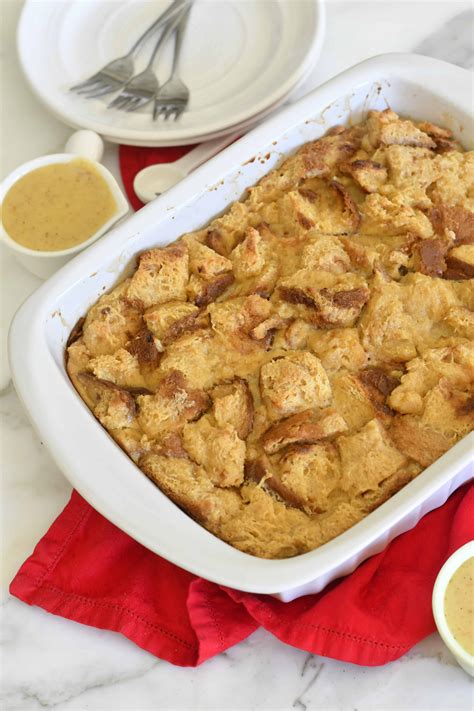 Cooking With Manuela Eggnog Panettone Bread Pudding With Brown Butter