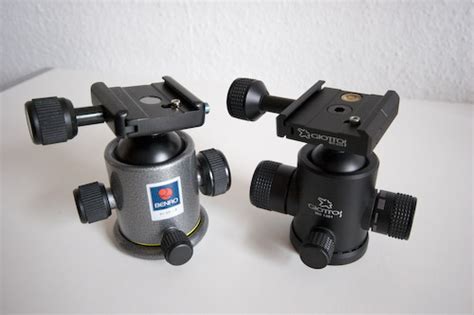 KOPF VERGLEICH GIOTTOS MH1301 Vs BENRO KB 1