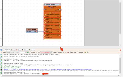 Step 4 Generate Compile And Upload The Project Visuino Visual Development For Arduino