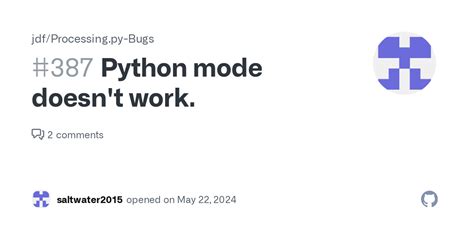 python mode doesn t work · issue 387 · jdf processing py bugs · github