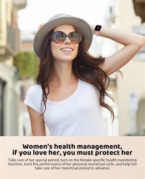 Reloj Inteligente Para Mujer Pantalla Táctil Hd De 191 Pulgadas Con