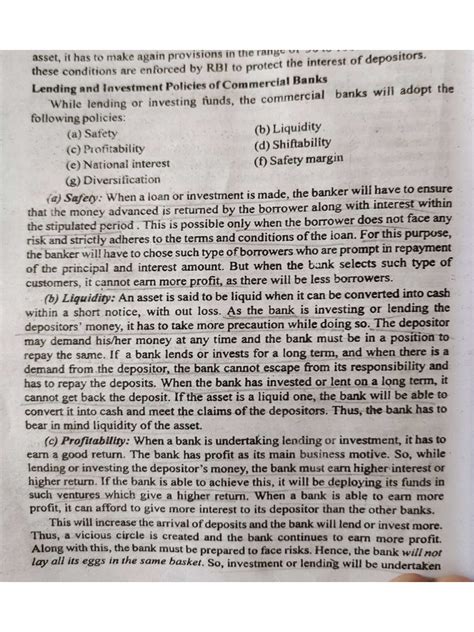 Unit 1 Principles Of Lending Pdf