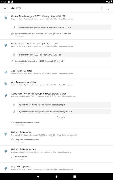 Podio Apk สำหรับ Android ดาวน์โหลด