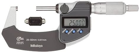Mitutoyo 293 231 30 LCD Coolant Proof Micrometer Ratchet Stop SPC