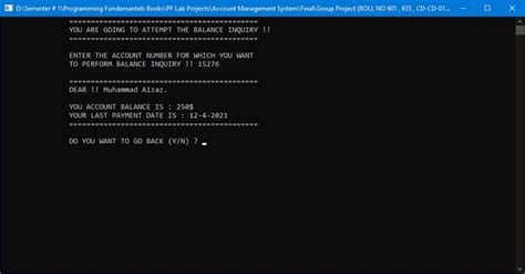 Github Hydraphyzer Bank Management System In Cpp This Is My Semester Project This Is