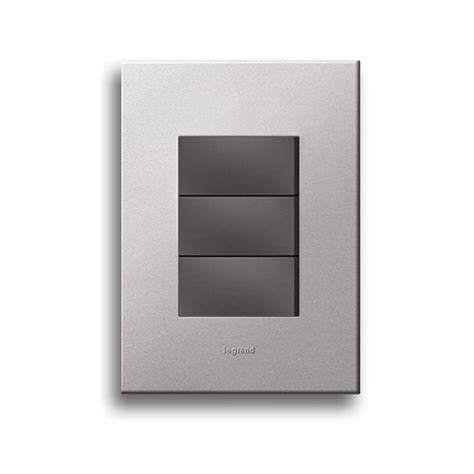Legrand Arteor P324msa 2x4 3 Lever 1 Way Switch Soft Alu Discount