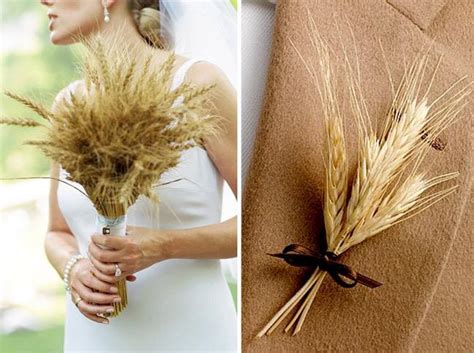 Декорация с житни класове и сухи Идеи и вдъхновения