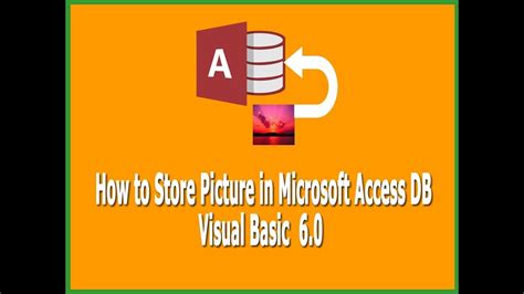 How To Insert Picture In Acces Db Vb60 Youtube