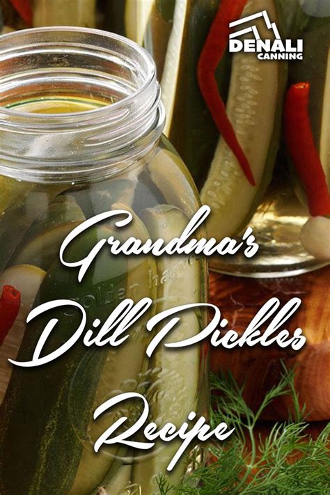 Easy Dill Pickles Recipe Dill Pickle Pickles Easy Dill Pickles