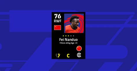 Estatisticas De Fei Nanduo En Efootball