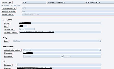 sftp adapter with fcc and pgp encryption decryptio sap community