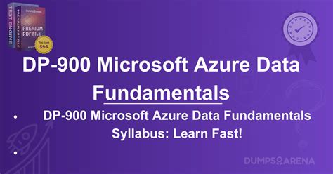 DP Microsoft Azure Data Fundamentals Syllabus Overview