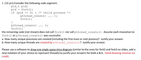1 10 pts consider the following code segment
