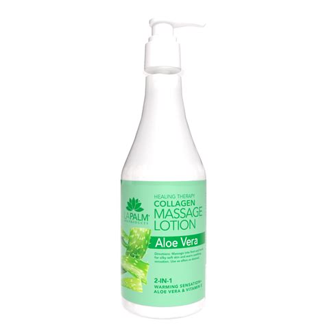 La Palm Healing Therapy Massage Lotion Aloe Vera La Palm Products