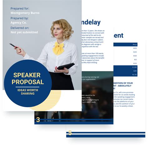 Speaker Proposal Template Proposify