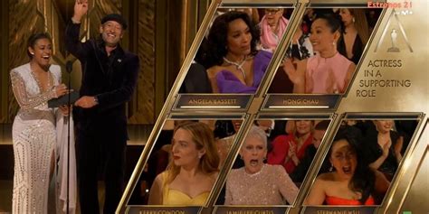 La Viral Reacción De Angela Bassett Al Perder El Oscar Ante Jaime Lee