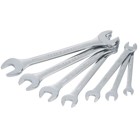 Craftsman 7 Piece Metric Open End Wrench Set In The Combination Wrenches And Sets Department At