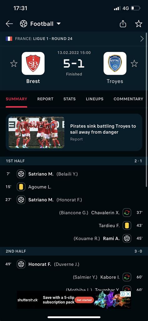 Satriano Opened The Scoring For Brest Today With A Brace This Was His
