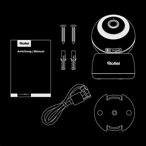 Indoor Security Cam Ipc 88 Completely Swiveling For Your Safety Rollei