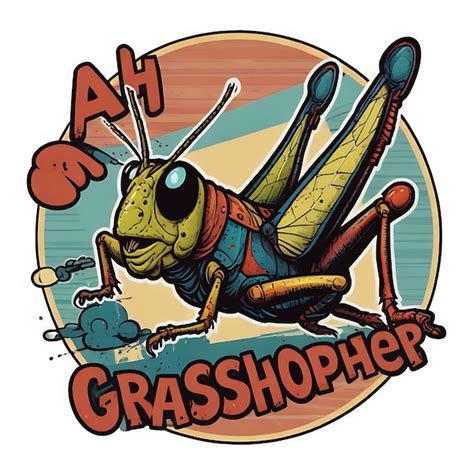 Pop Art Grasshopper Retro Marvel Tribute Tee Typography Shirt
