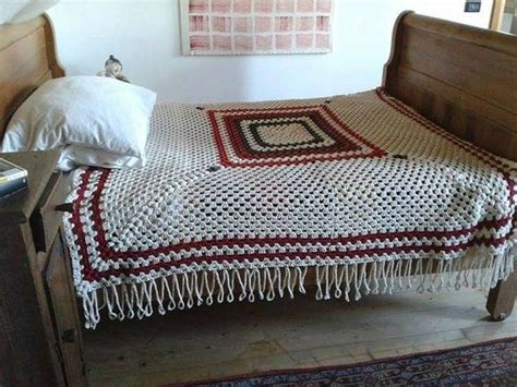 Pin By Nancy Muga On Crochet Mantas Crochet Home Decor Blanket Cotton Blankets