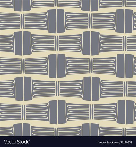 Abstract Seamless Pattern Horizontal Royalty Free Vector