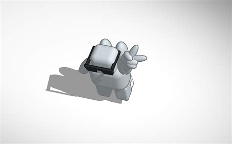 3d Design Peace Bot Tinkercad