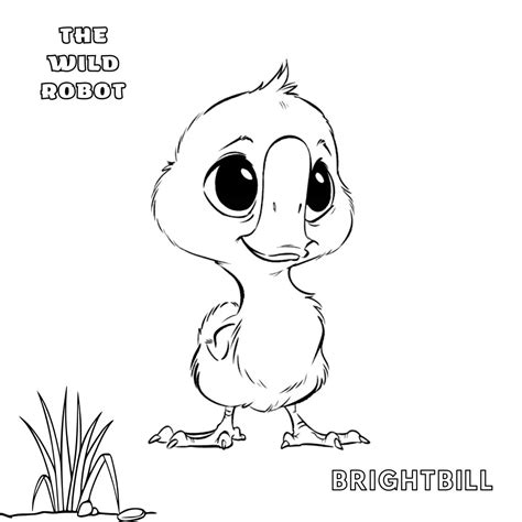 The Wild Robot Coloring Pages 13 Printable For Free Download