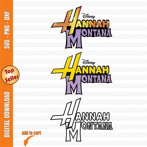 Hannah Montana Logo Png For Shirt Sublimation Download Png Design