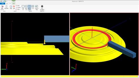 수직형 Cnc선반 터닝 Cam 캠 기계가공용 오토캐드 형상 설계 모델링 및 마스터캠 Nc 툴패스 프로그래밍 외경 황삭 정삭 홈파기 실기 실무 실습 교육 초보자 교육 가능