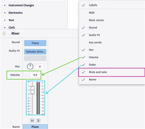 Mu4 Issue Mixer View Context Menu Volume Option Is Hiding Both