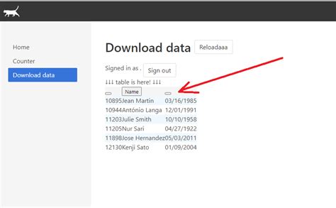 Question Datagridquickgrid Can Have No Date On Web Browser · Issue