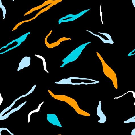 Premium Vector Seamless Pattern With Color Abstract Spots