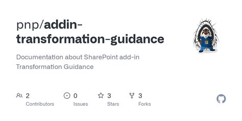 Github Pnpaddin Transformation Guidance Documentation About Sharepoint Add In Transformation
