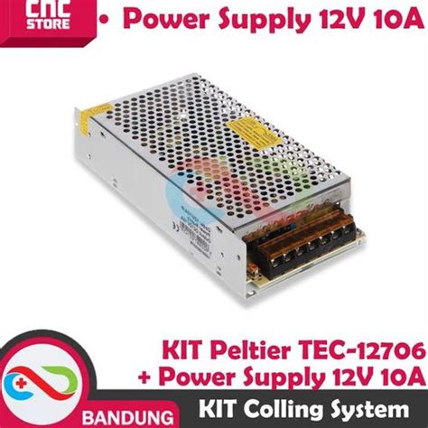 Jual Peltier Cooling System Kit Peltier Tec 12706 Lengkap Dengan Power