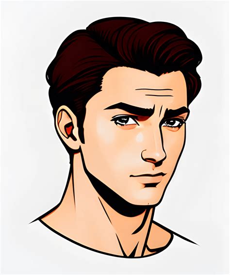 Handsome Male Character Illustration Free Download Ai Scribbles